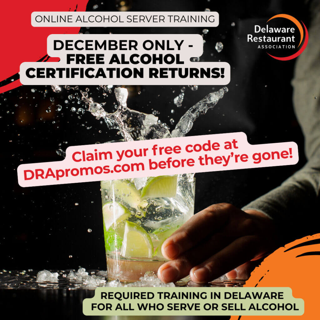 Online Alcohol Server Training - Delaware Restaurant Association